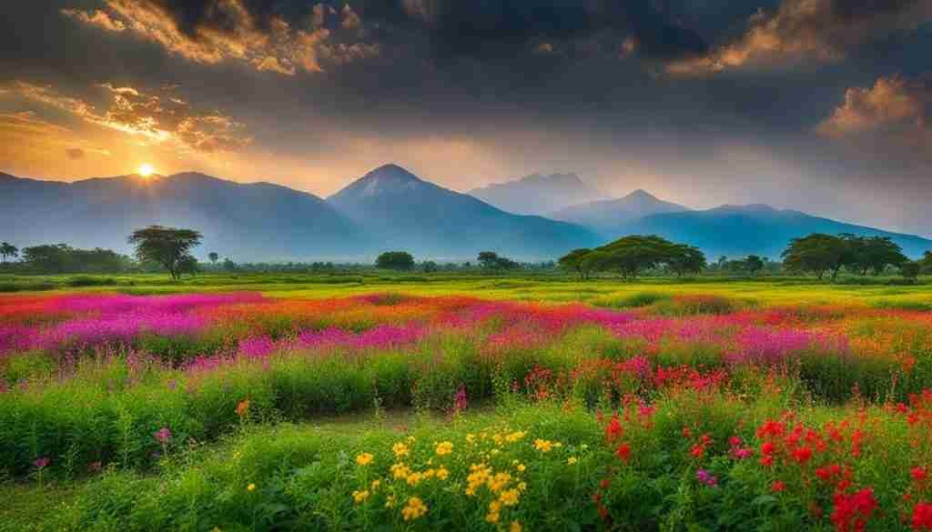 Puducherry India Wildflowers