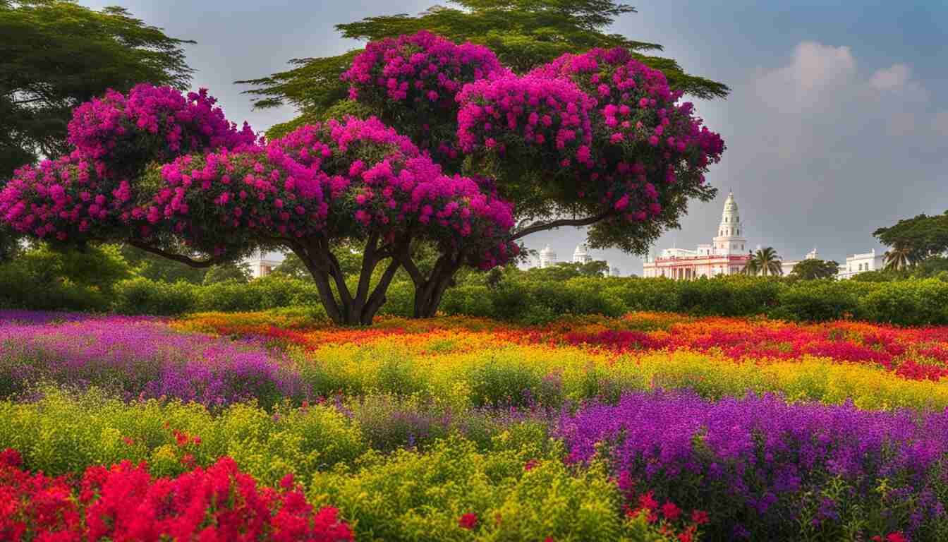 Puducherry India Wildflowers