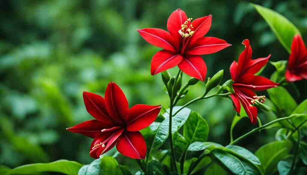 Red Flowers in Colombia