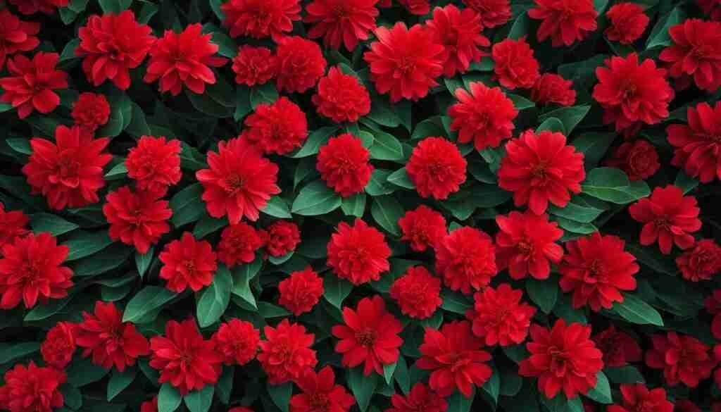 Red Flowers in Burkina Faso