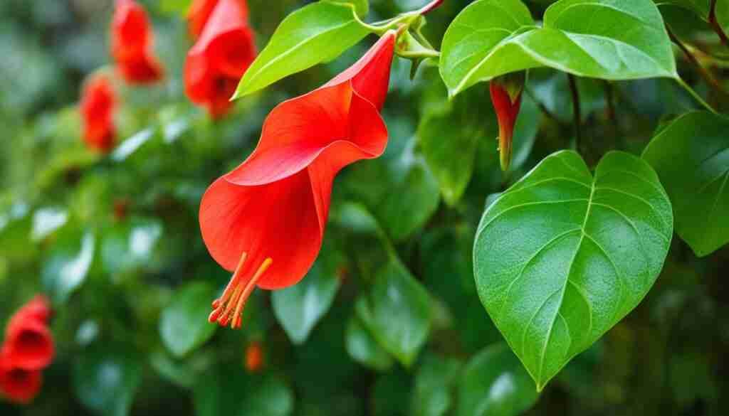 Red Flowers in Chile