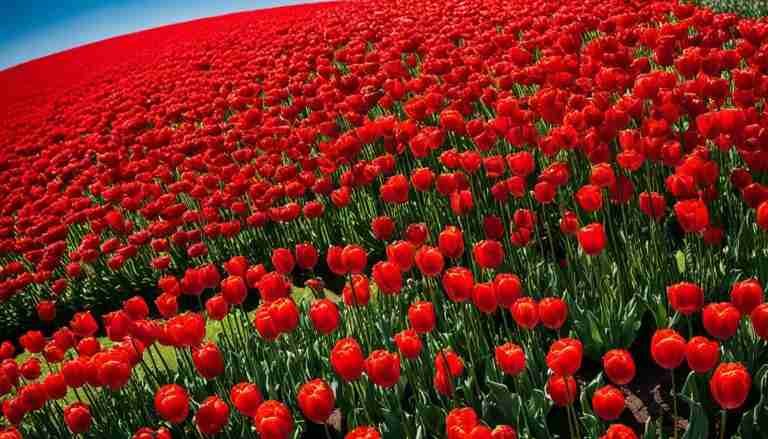 Red Flowers in Belgium