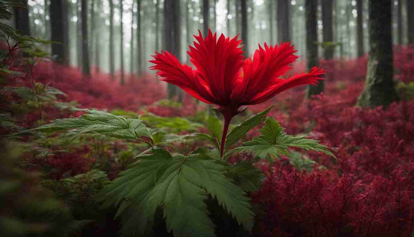Red Flowers in Estonia