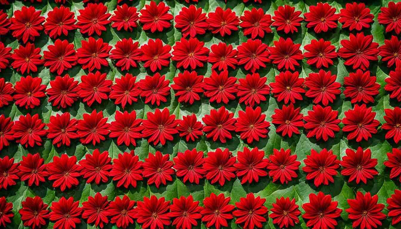 Red Flowers in Benin