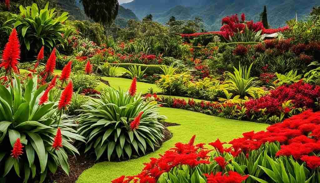 Red Flowers in Guatemala
