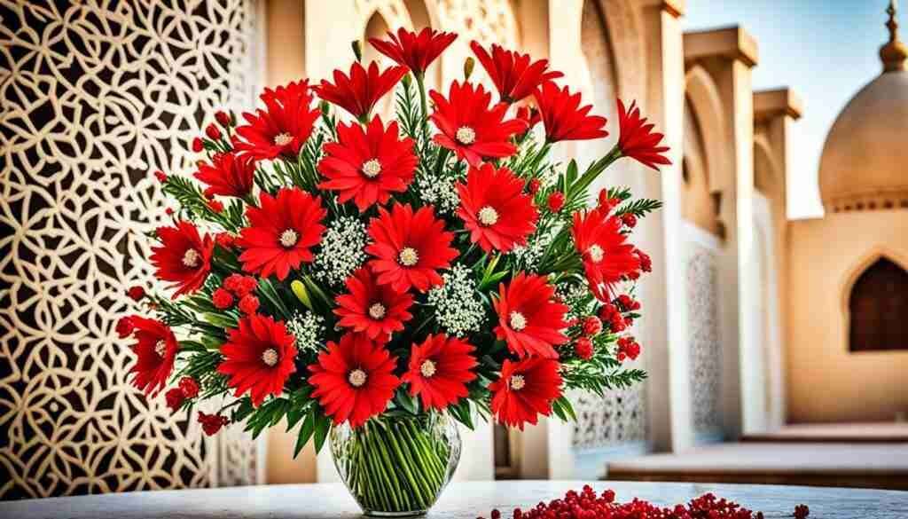Red Flowers in Bahrain