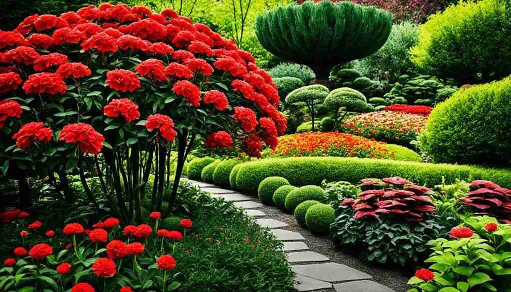 Red Flowers in China