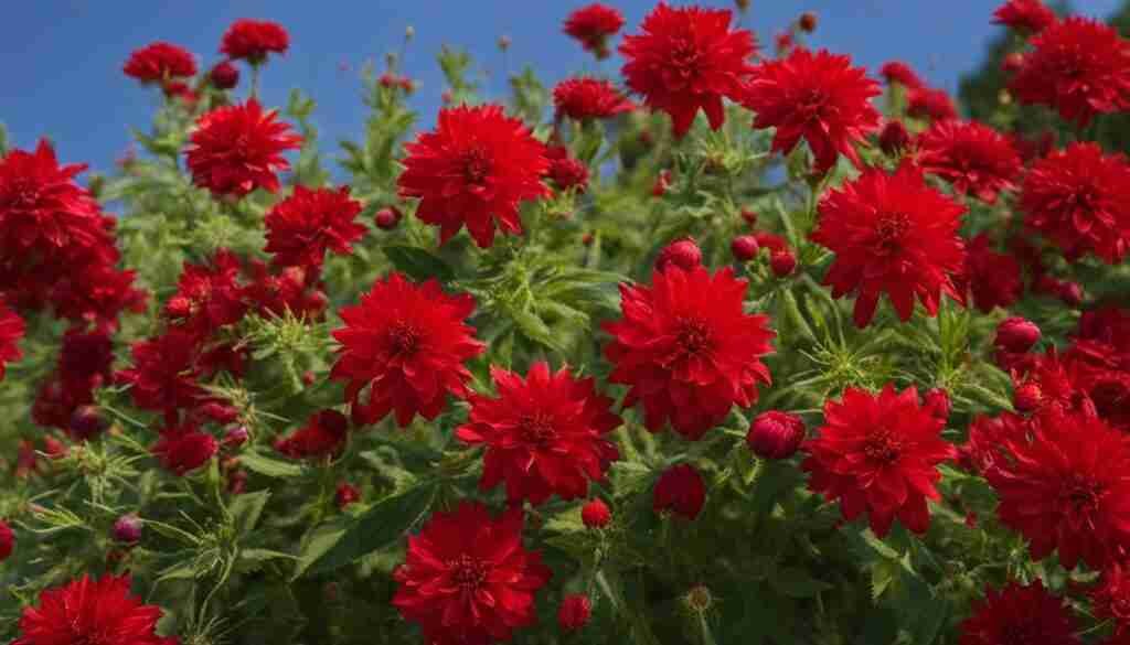 Red Flowers in Gabon