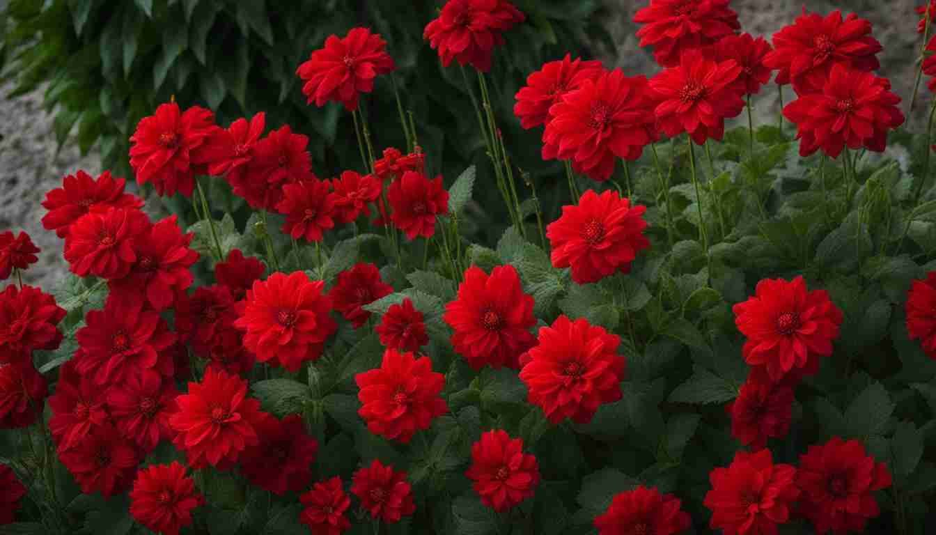Red Flowers in Belarus