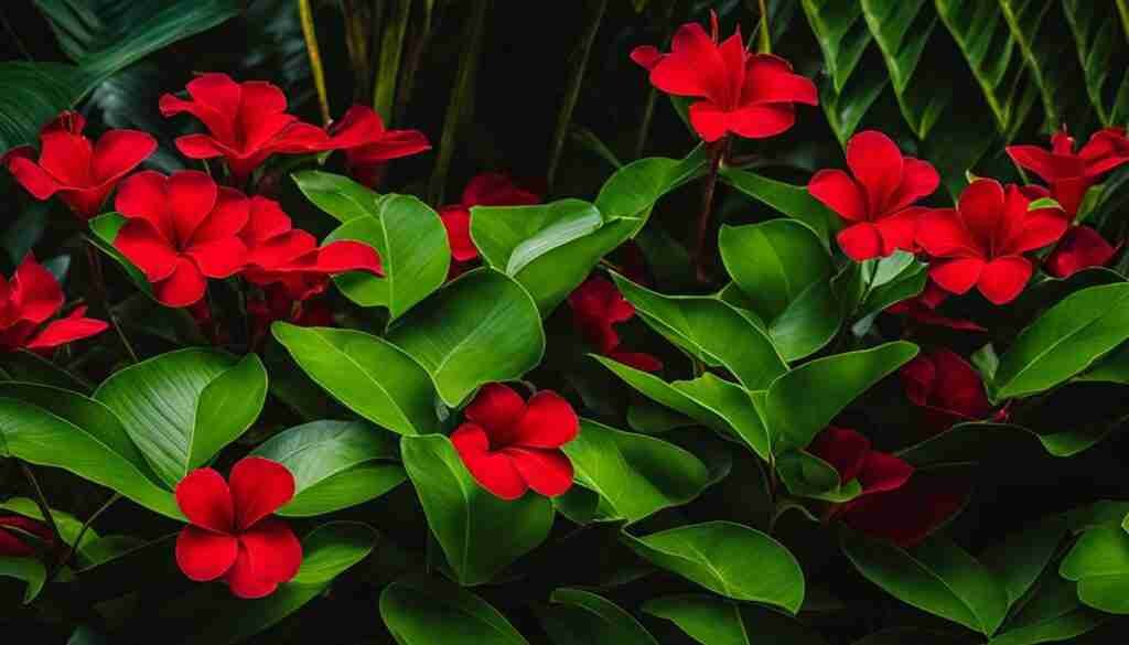 Red Flowers in Guyana