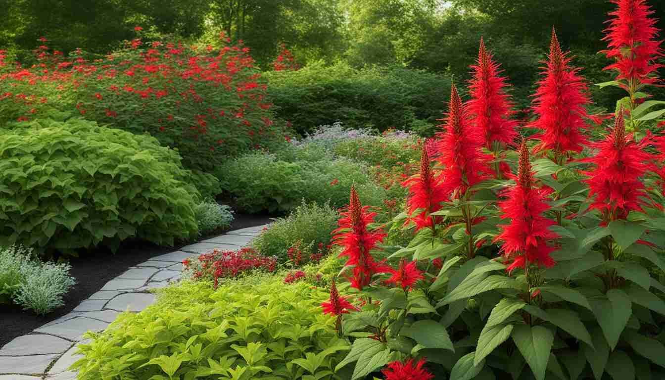 Red Flowers in Rhode Island