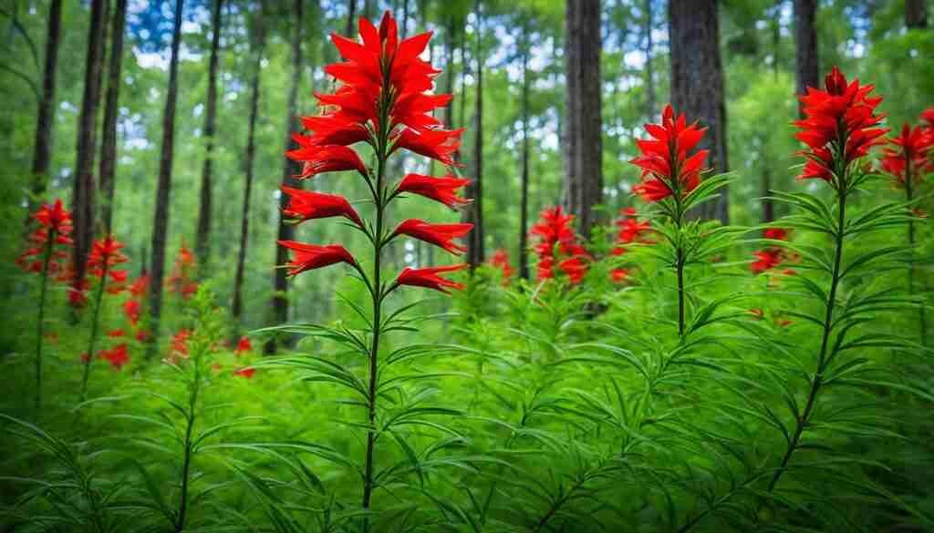 Red Flowers in Louisiana
