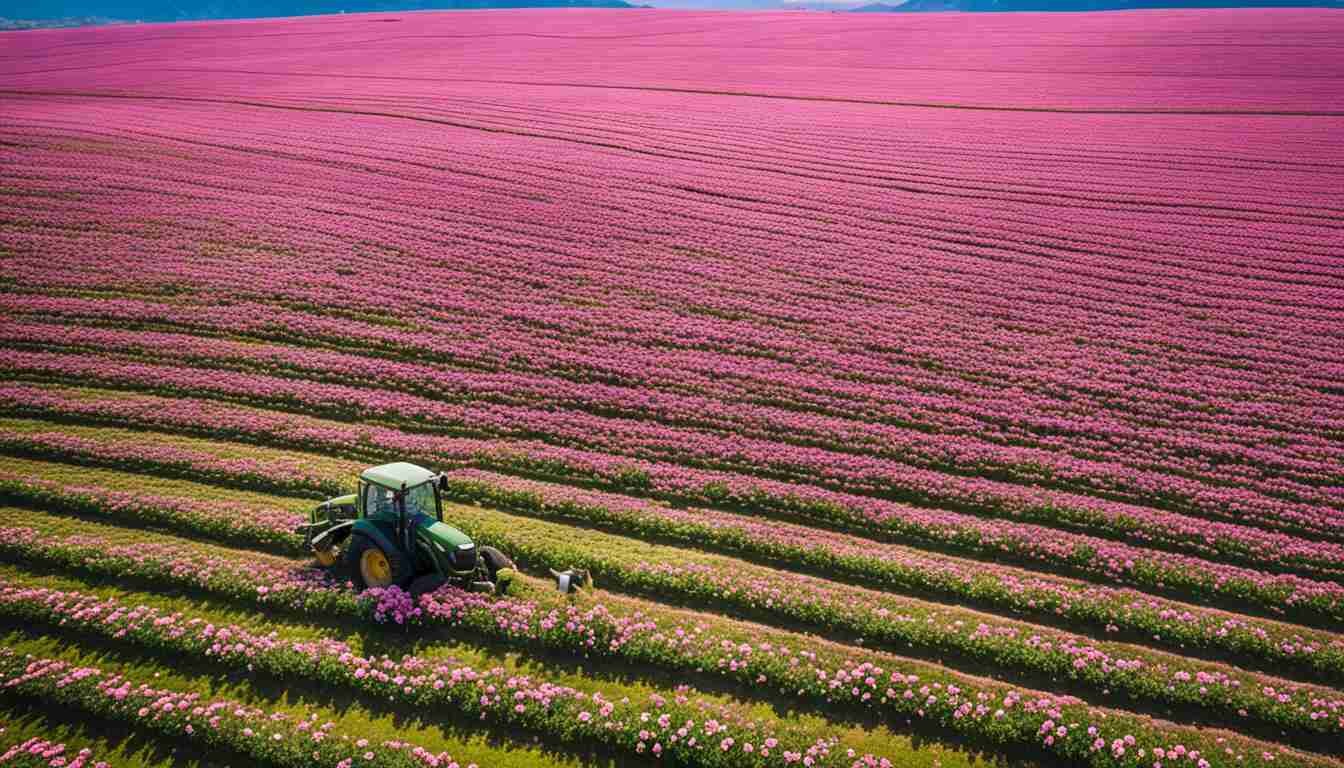 Pink Flowers in China