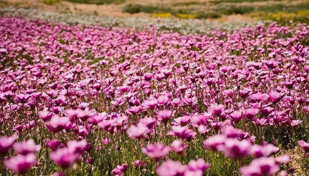 Pink Flowers in Iraq