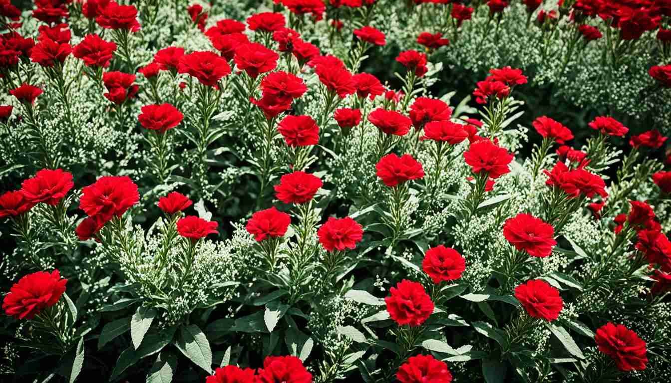 Red Flowers in Palestine