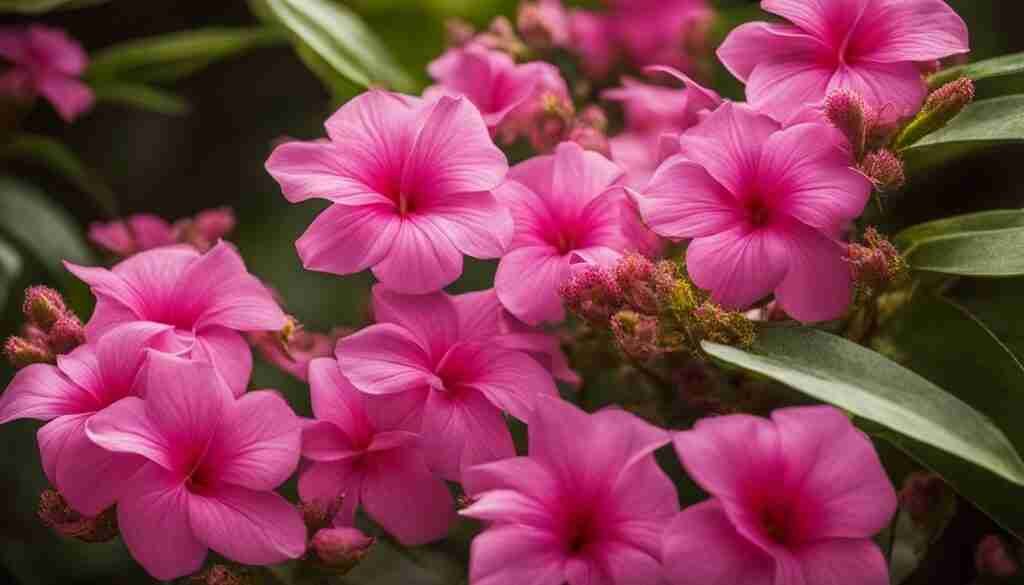 Pink Flowers in Honduras
