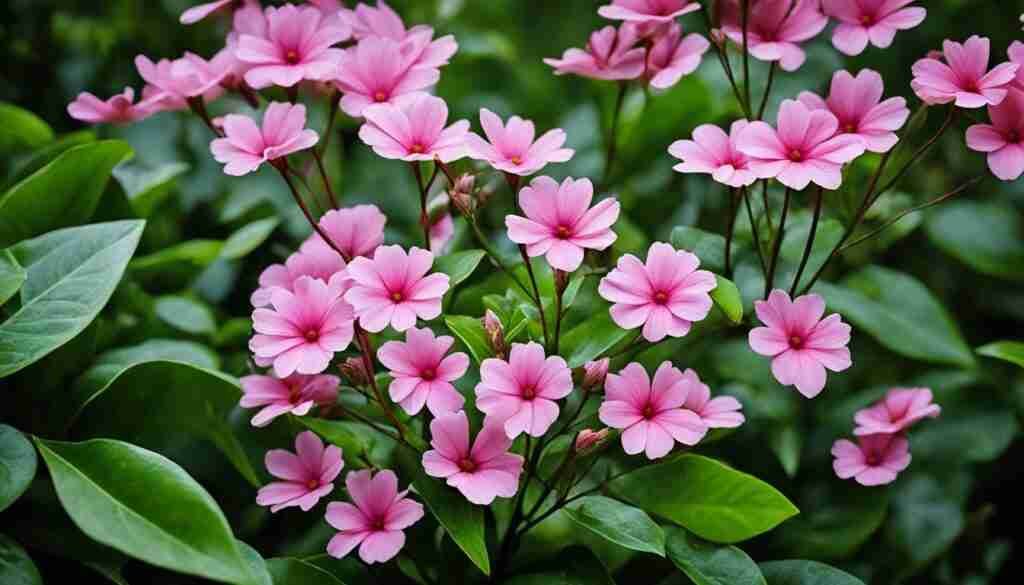 Pink Flowers in Central African Republic
