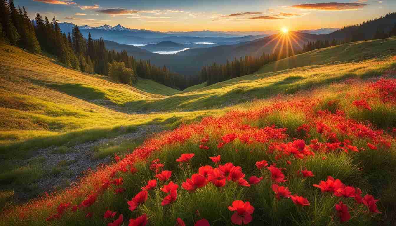 Red Flowers in Oregon