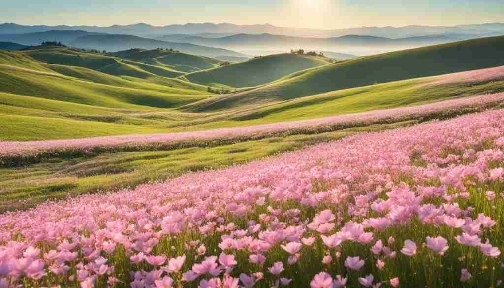 Pink Flowers in Ireland