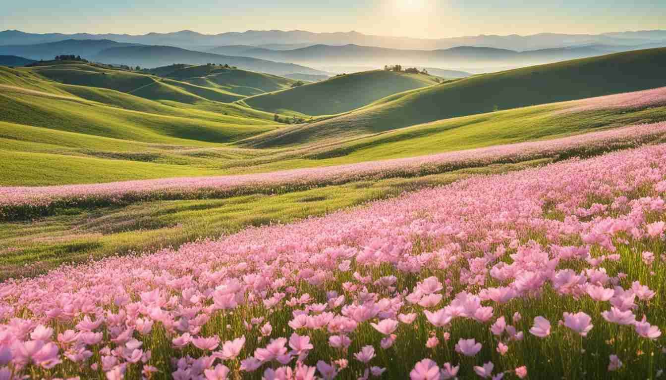 Pink Flowers in Ireland