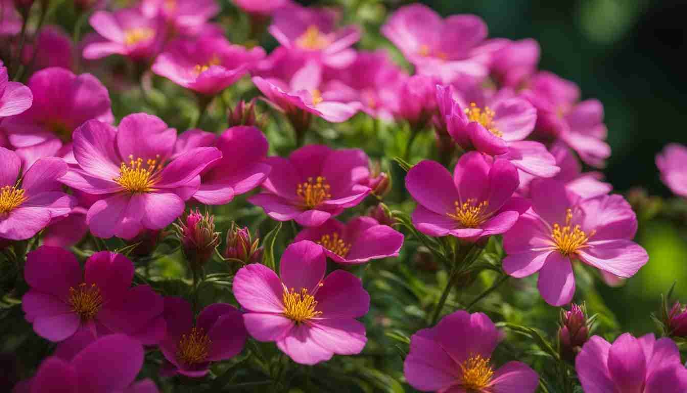 Pink Flowers in Austria