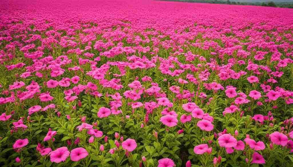 Pink Flowers in Ghana