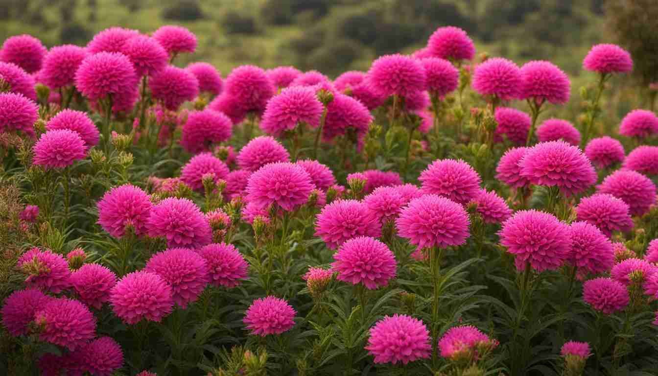 Pink Flowers in Kenya