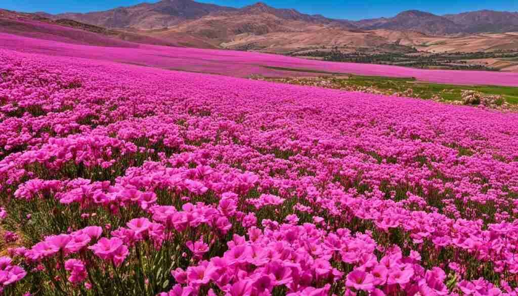 Pink Flowers in Algeria