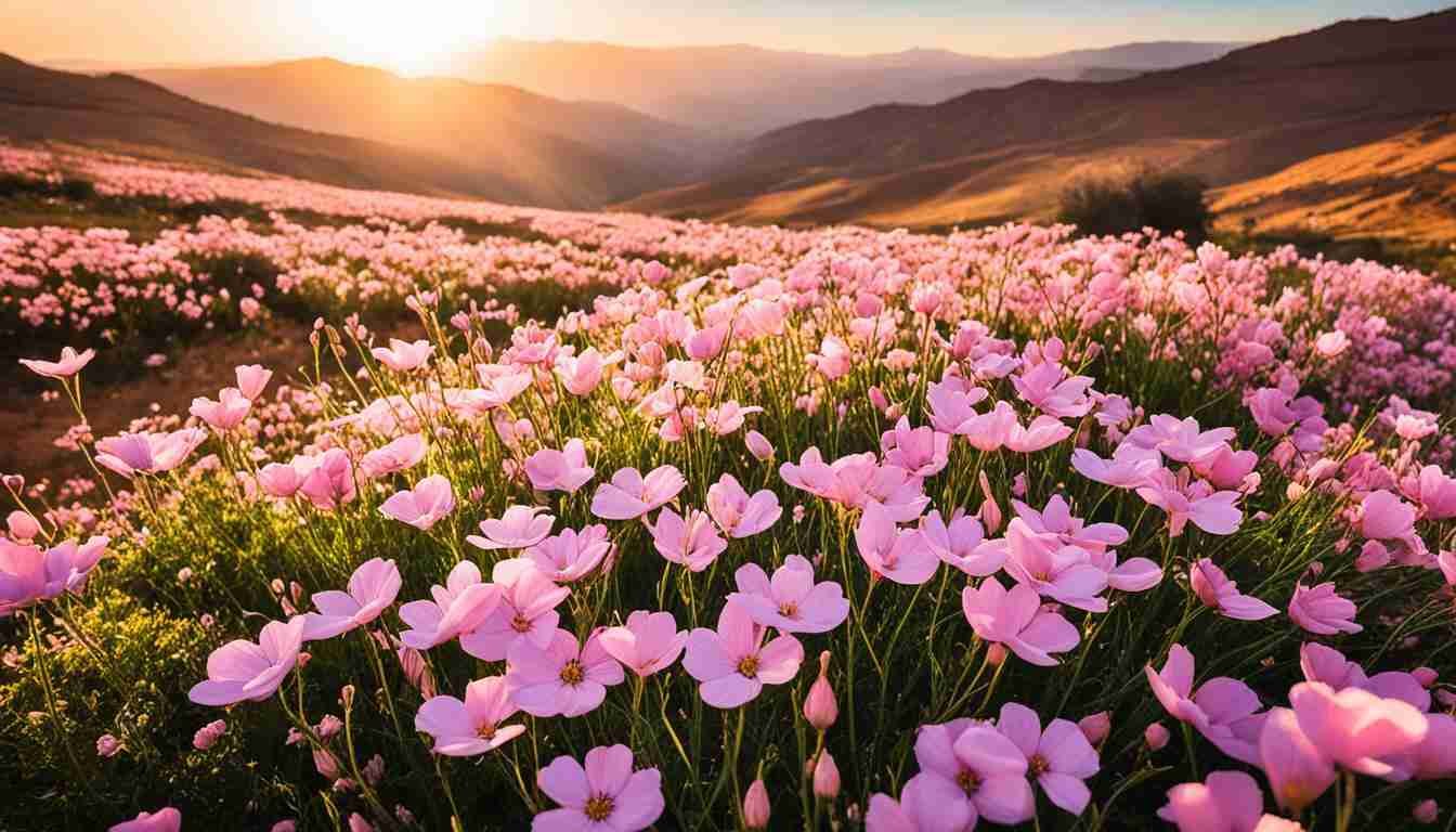 Pink Flowers in Algeria