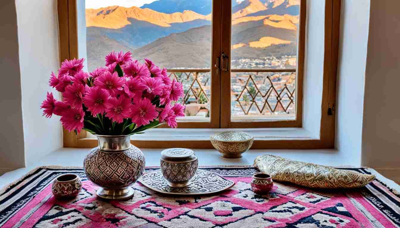 Pink Flowers in Algeria