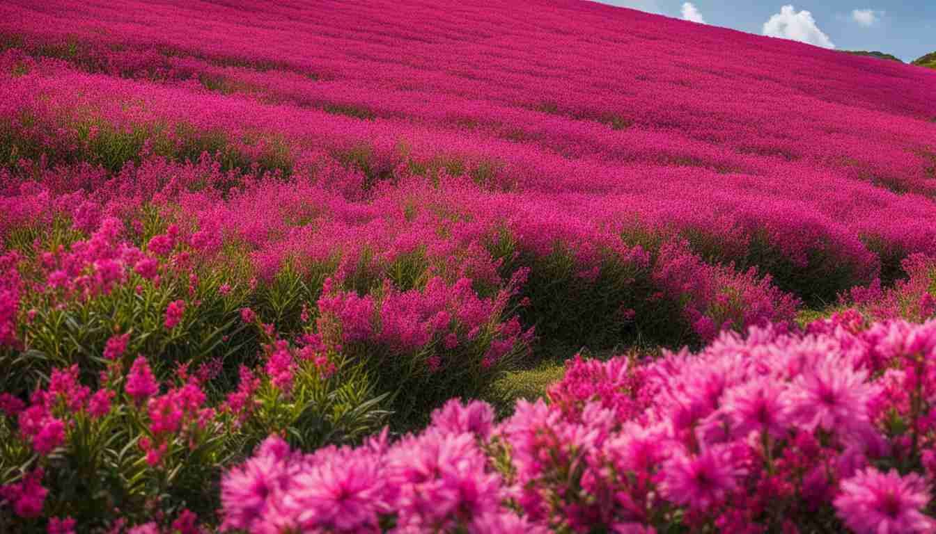 Pink Flowers in Antigua and Barbuda