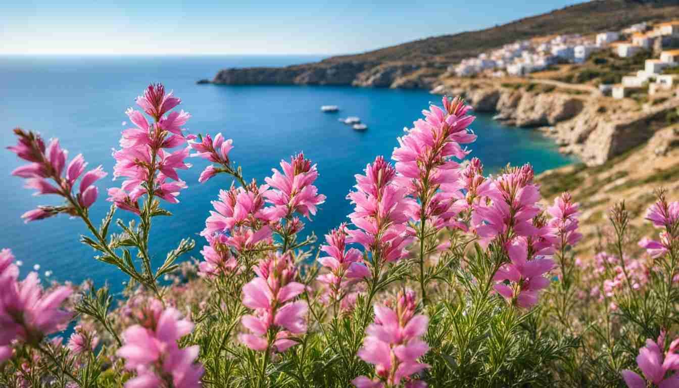 Pink Flowers in Cyprus
