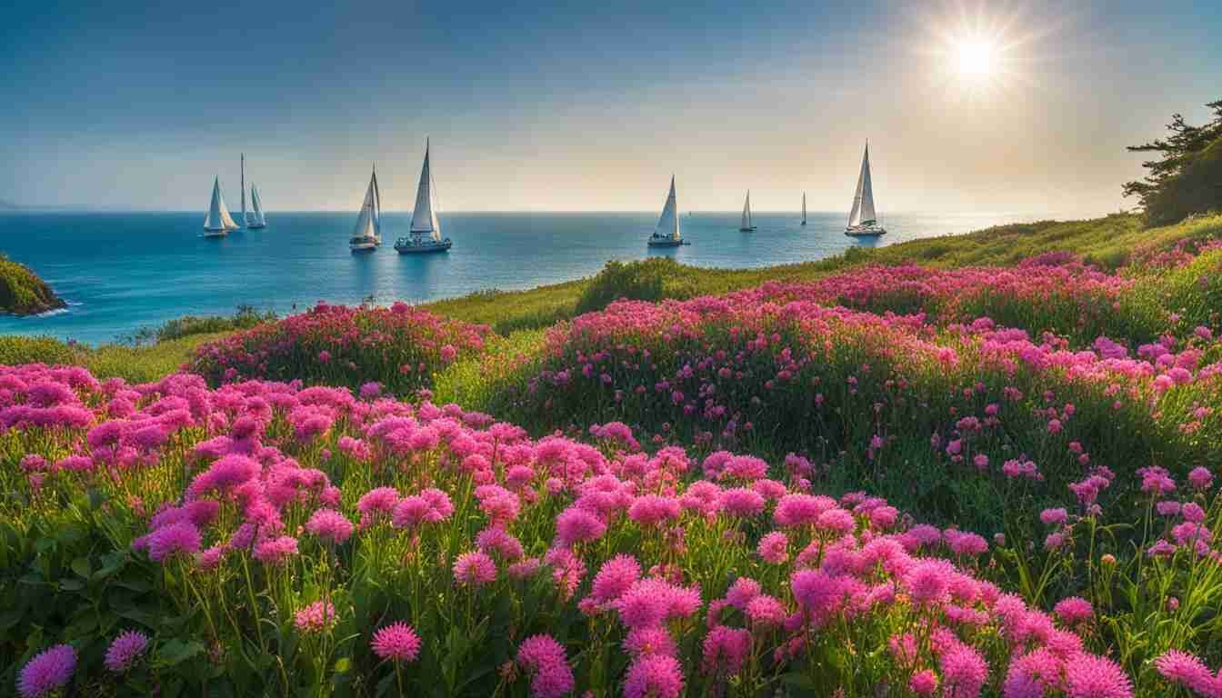 Pink Flowers in Cyprus
