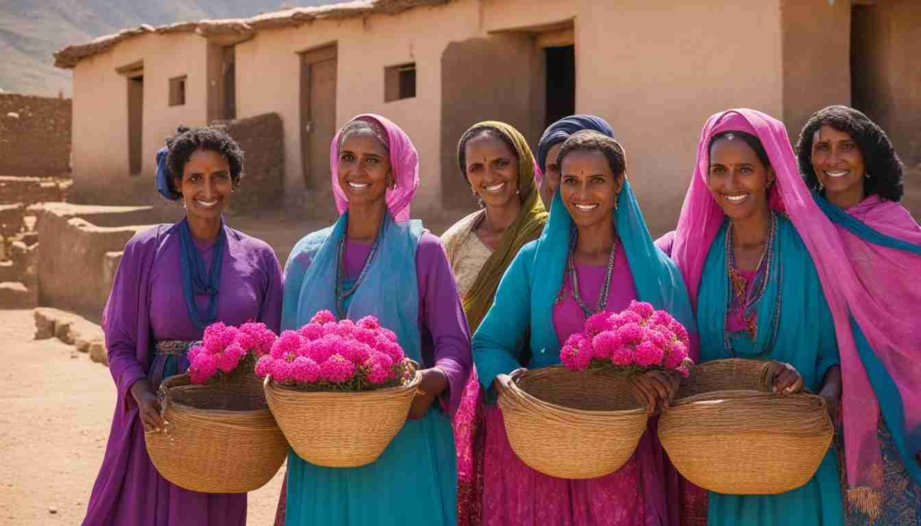 Pink Flowers in Eritrea