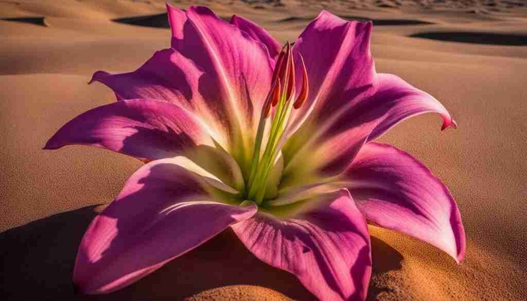 Pink Flowers in Namibia