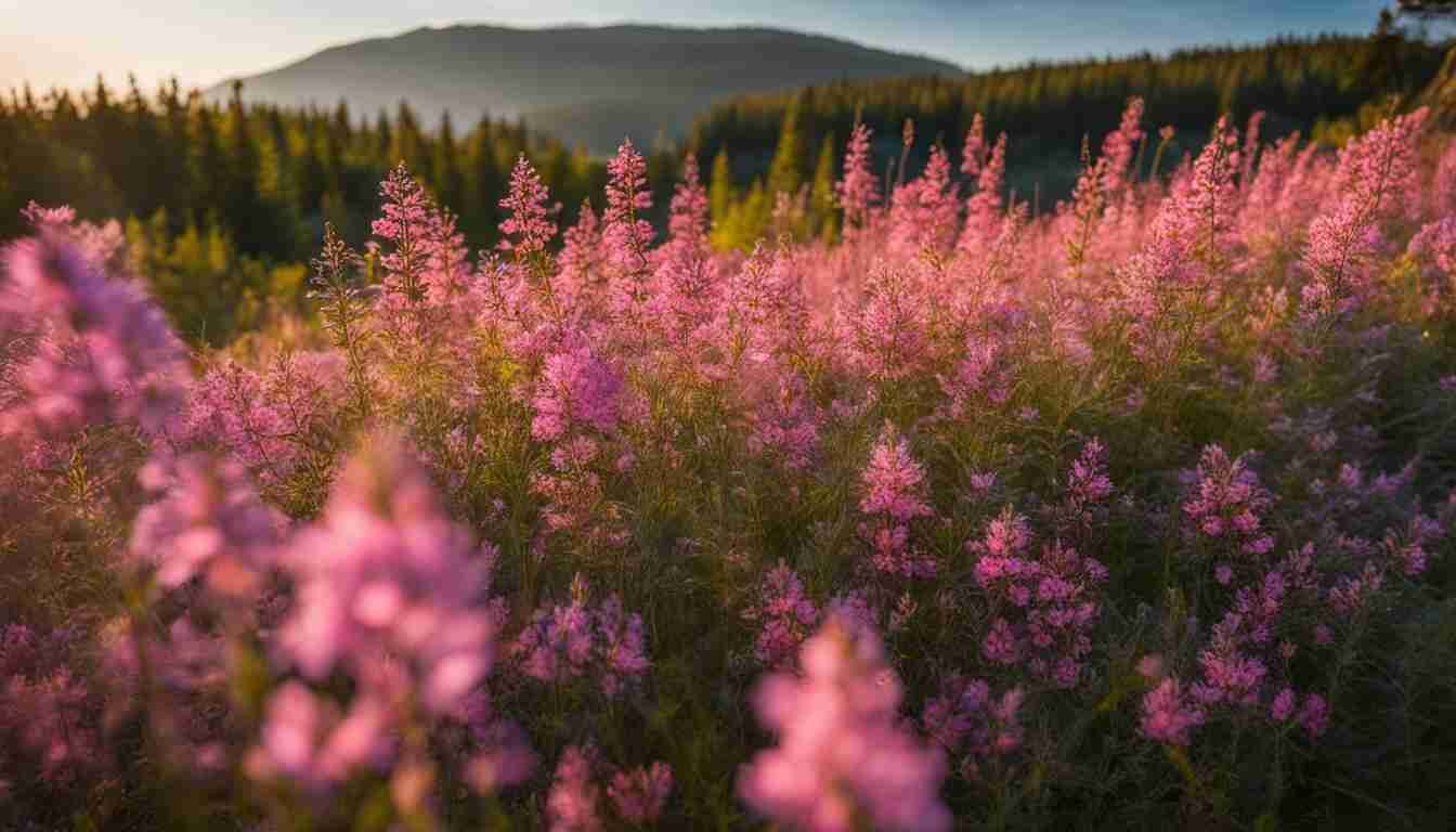 Pink Flowers in Canada