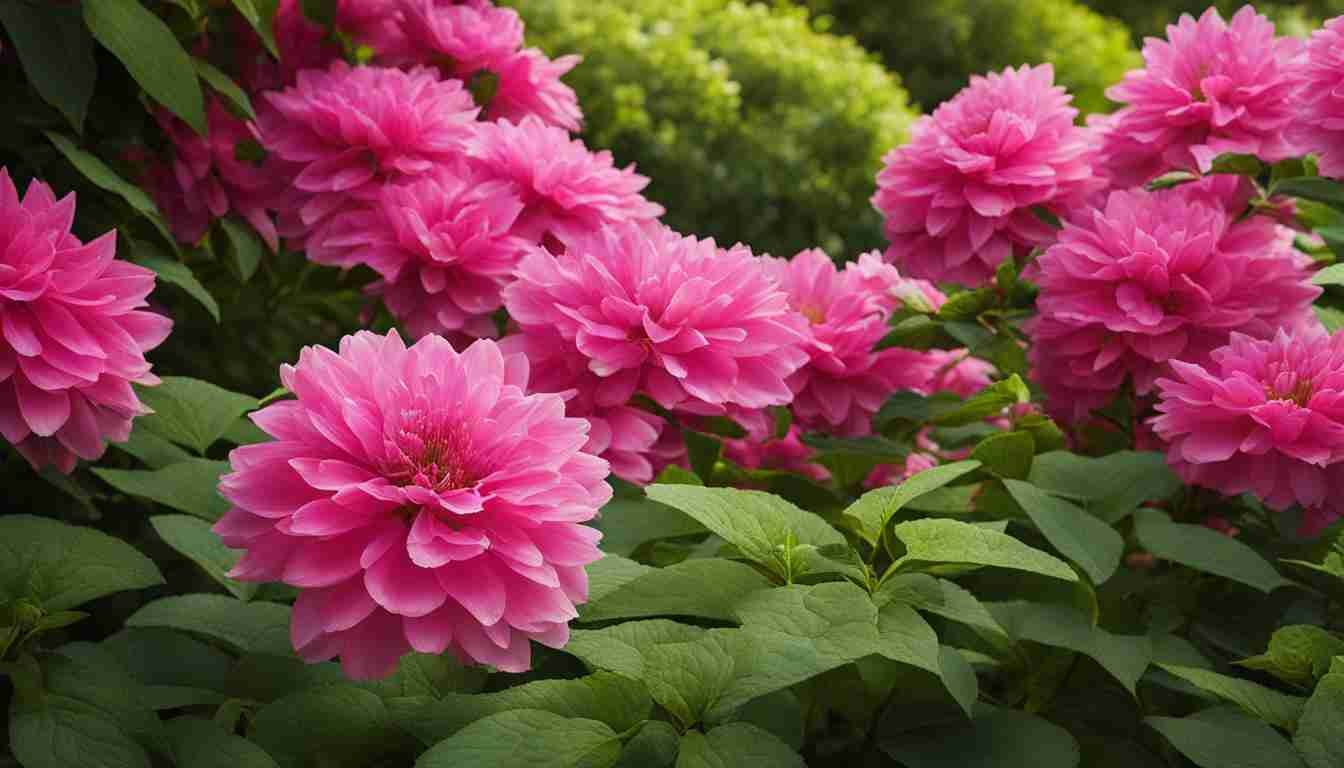 Pink Flowers in Micronesia