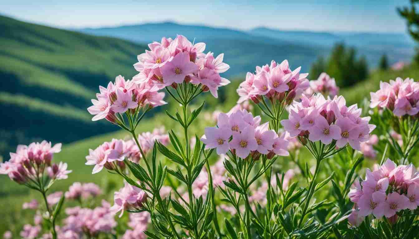 Pink Flowers in Bulgaria