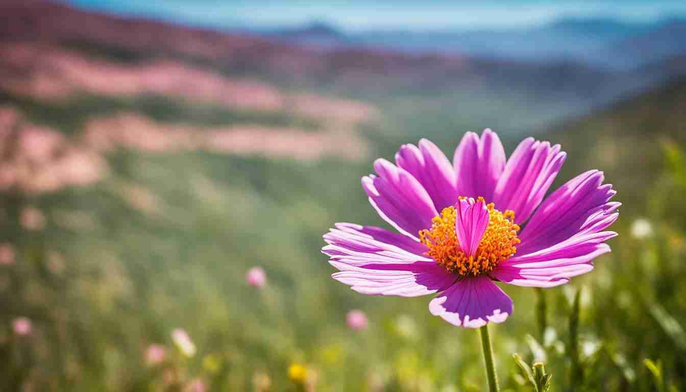 Pink Flowers in Algeria