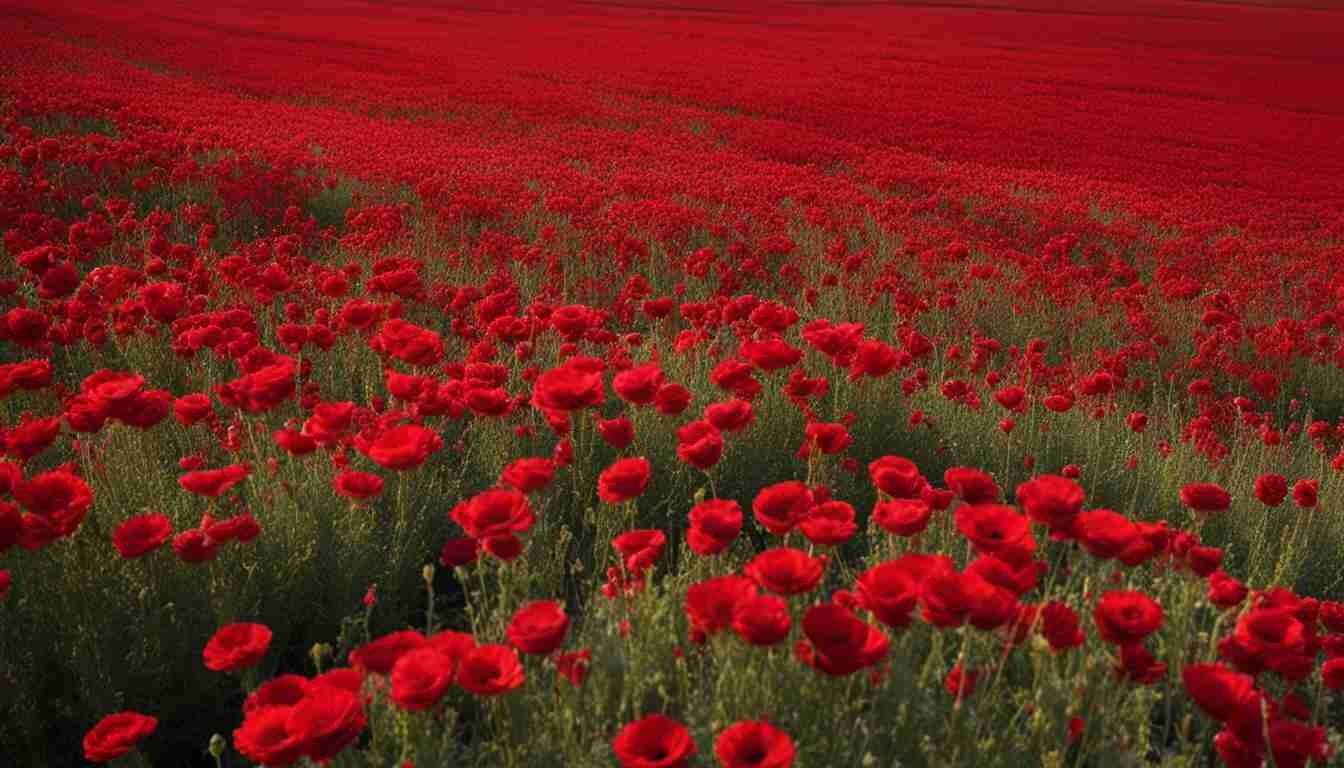 Red Flowers in Turkey