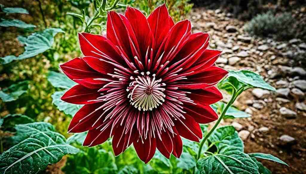 Red Flowers in Pakistan