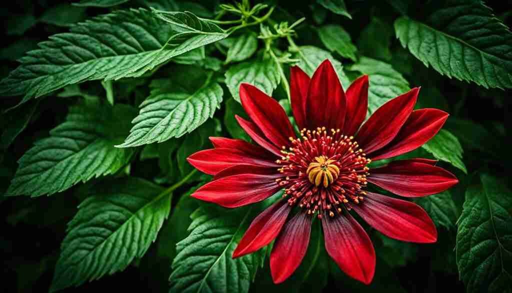Red Flowers in North Macedonia