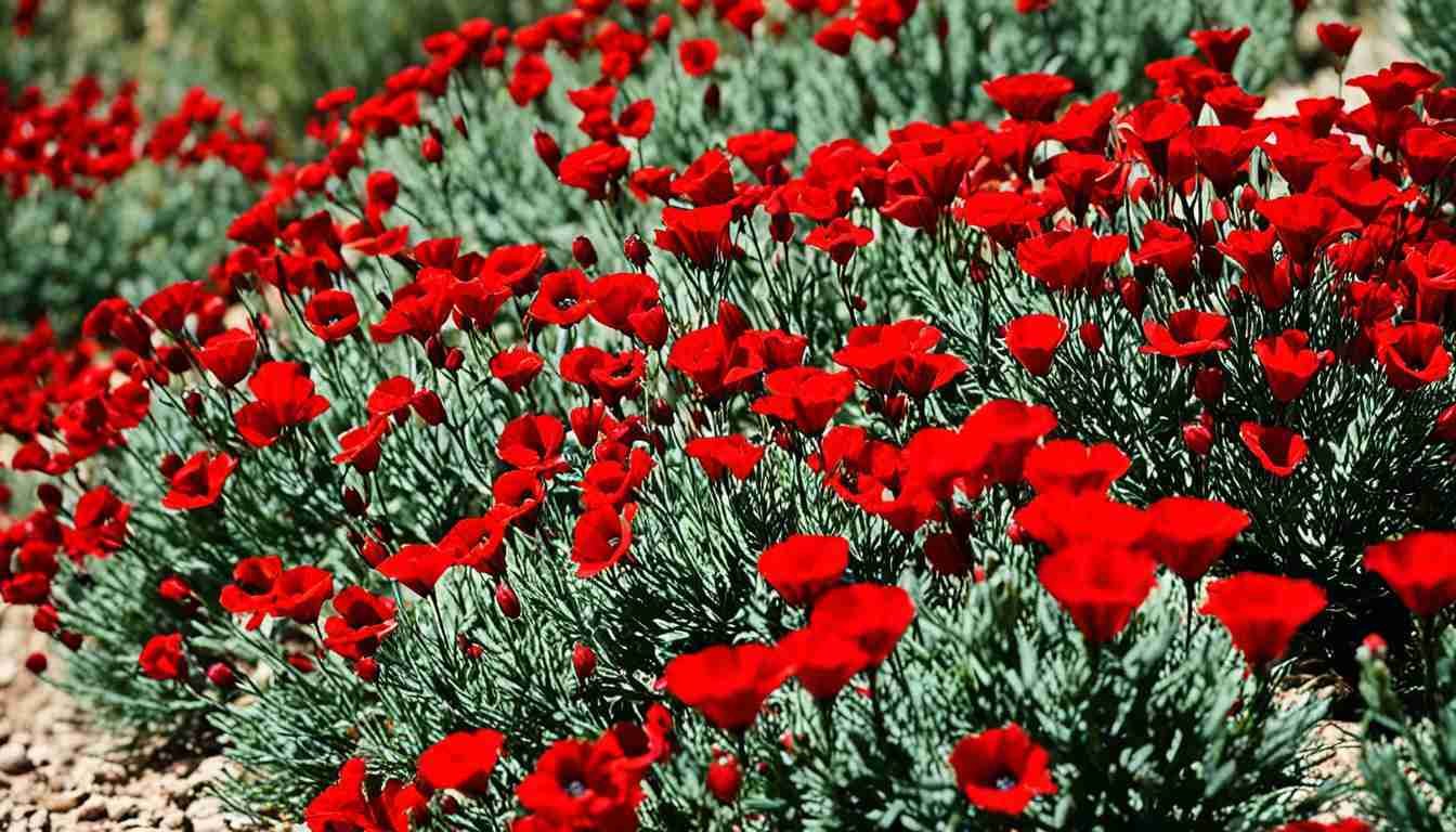 Red Flowers in Palestine