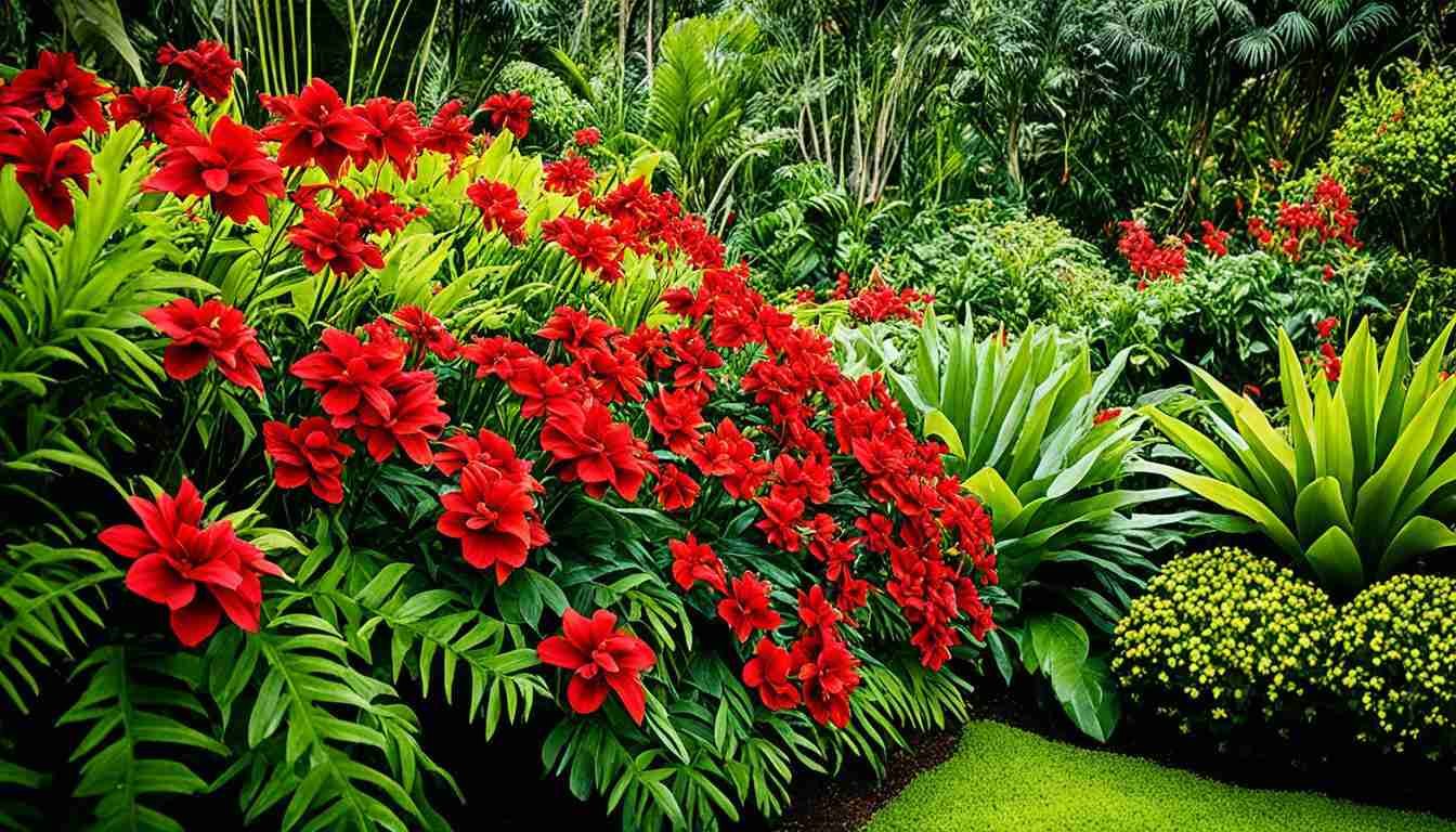 Red Flowers in Panama