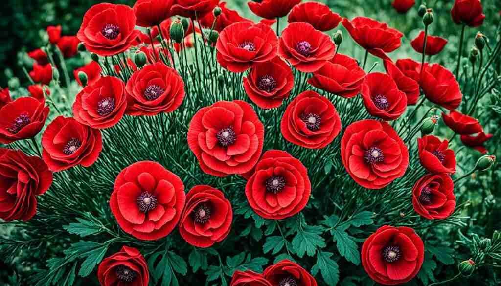 Red Flowers in Slovakia