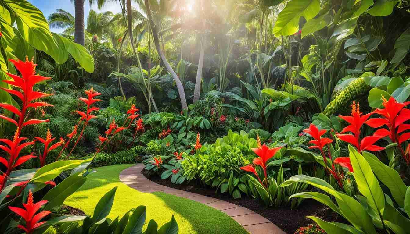 Red Flowers in Hawaii