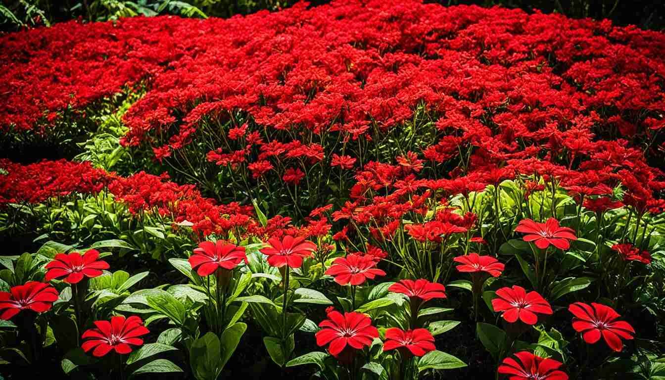 Red Flowers in Palau
