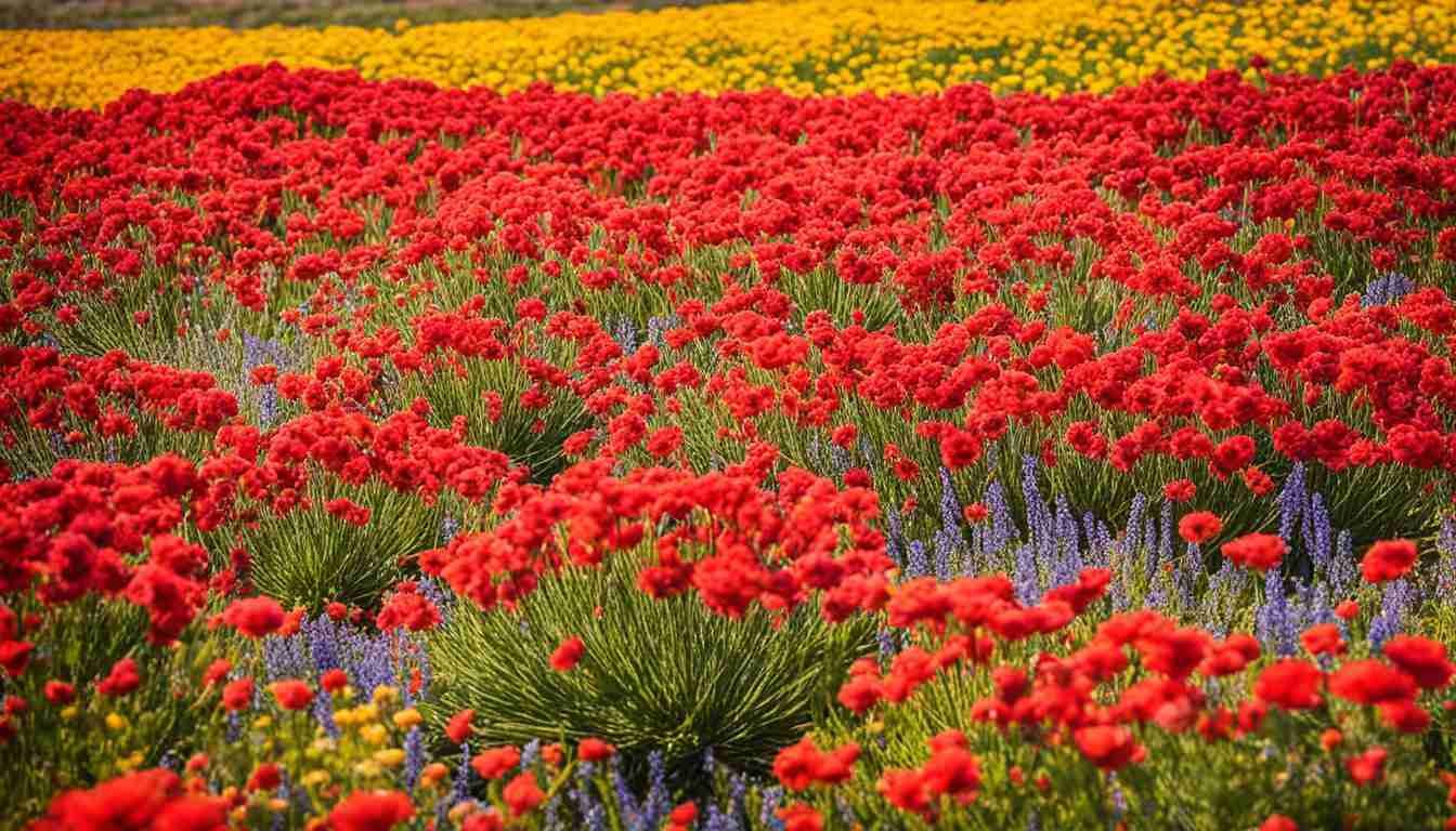 Red Flowers in Malta