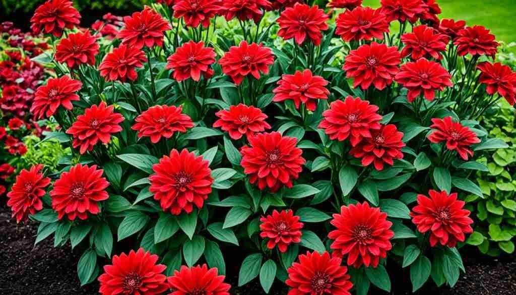 Red Flowers in Lithuania