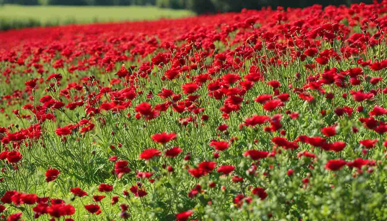Red Flowers in Sao Tome and Principe